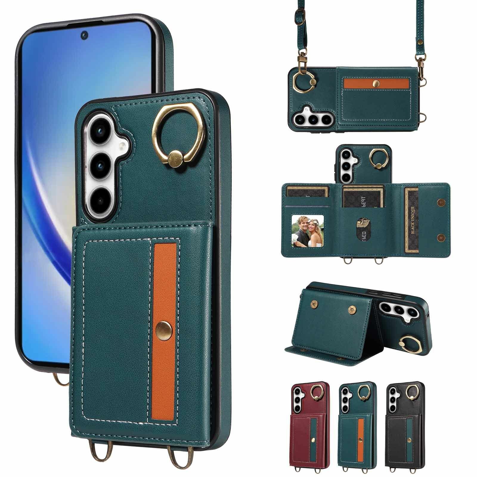 Чехол для Samsung Galaxy A35 /(Самсунг Галакси A35) с отделением для карты, Чехол-кошелек для Кожа высокого качества, Новый продукт