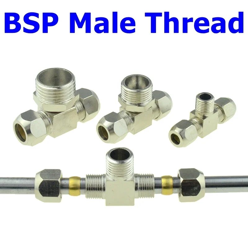 Адаптер BSP Male Thread 1/8", 1/4", 3/8", 1/2" 10mm