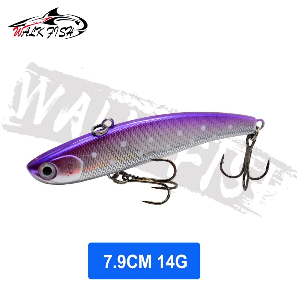 WALK FISH Vib, 7.9 см, 14 г, Сиреневый