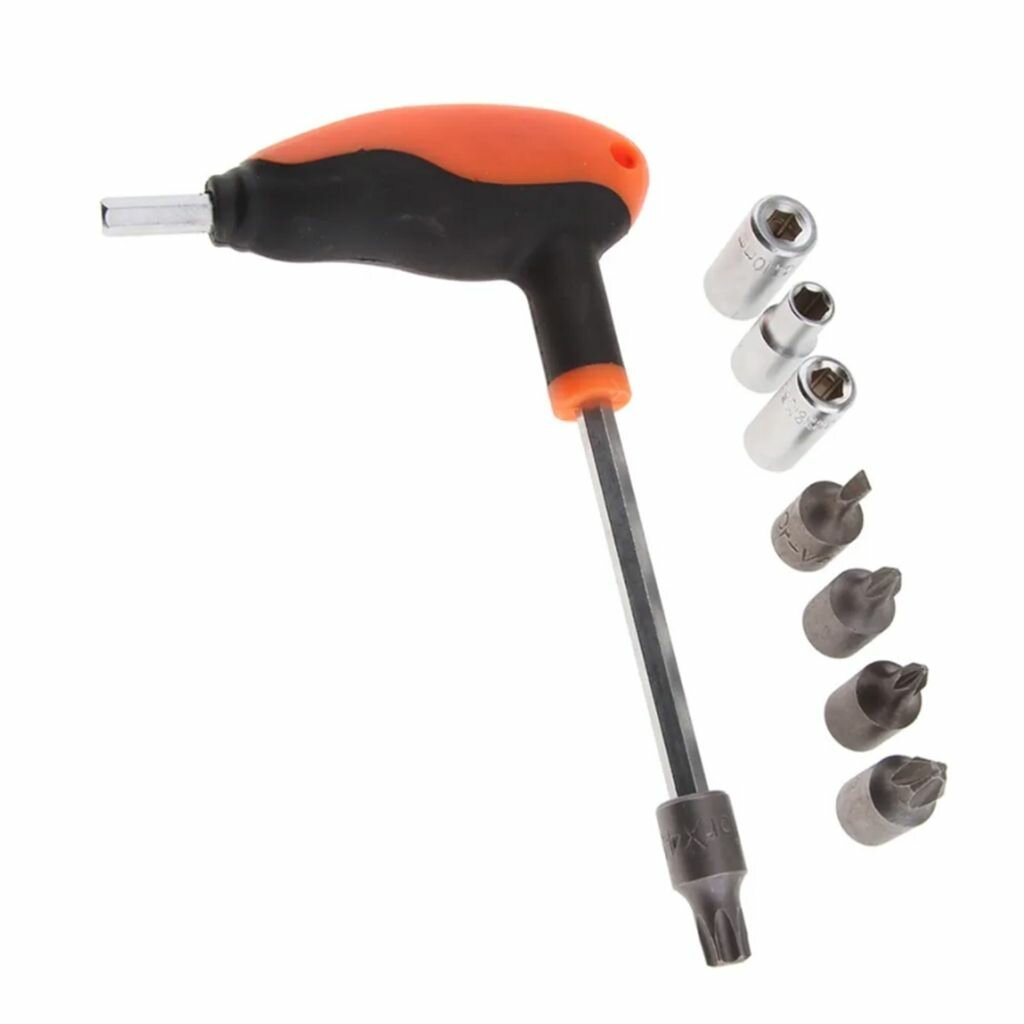 T-Wrench Tools с 6/8/10/45 мм битовой розетки 60029070300 Многофункциональная металлическая Т-образная ди-образная марки