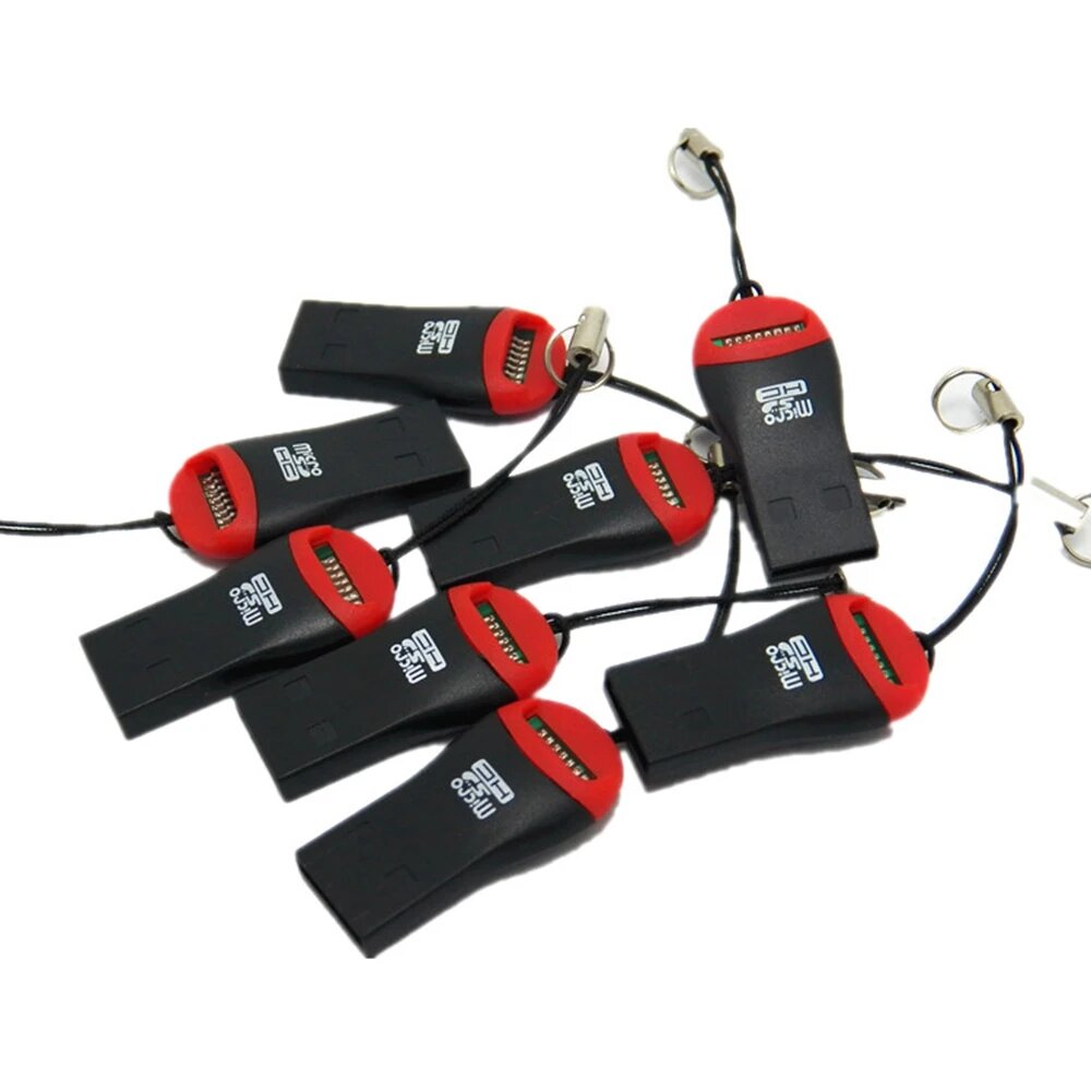 Новый высокоскоростной USB 2,0 Mini Micro SD T-Flash TF M2 Устройство для чтения карт памяти Адаптер для передачи данных 1piece