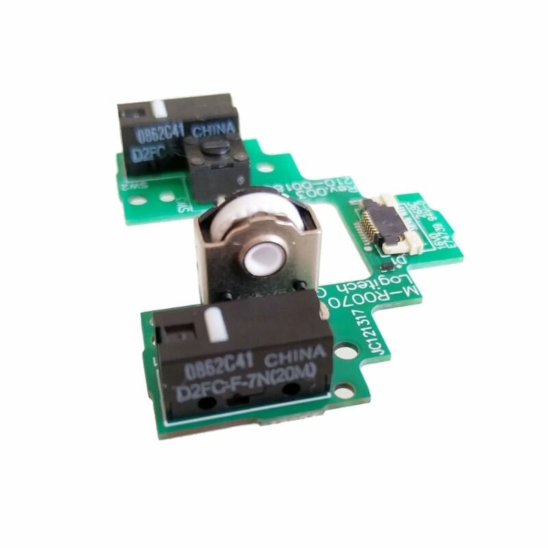 1 шт, печатная плата с кнопками клавиатуры, материнская плата для беспроводной мыши Logitech GPW, аксессуары в сборе, микропереключатель D2FC-F-K 50 м