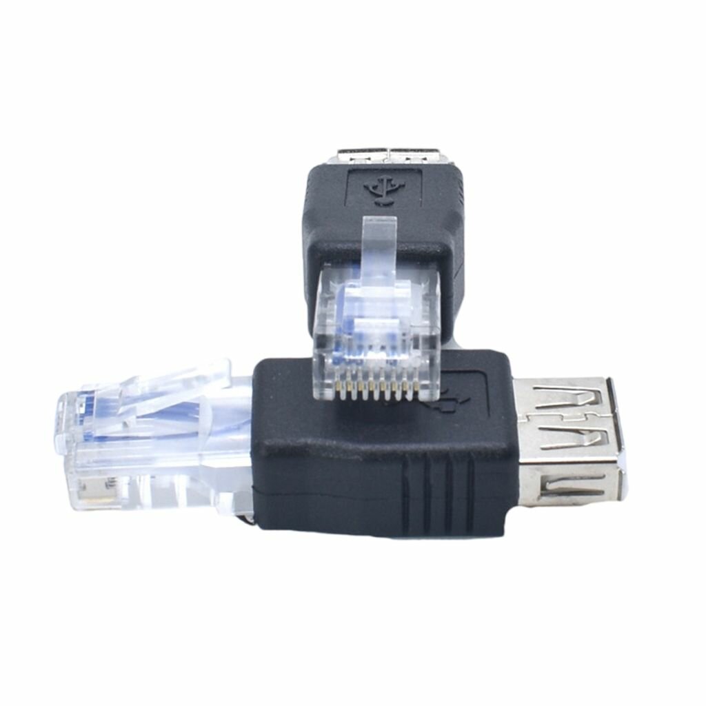 2шт Ethernet-адаптер USB2.0 к RJ45 Для подключения ADSL-модемов и маршрутизаторов