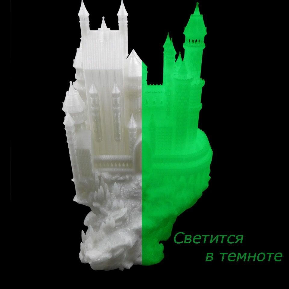 Светящийся средневековый замок