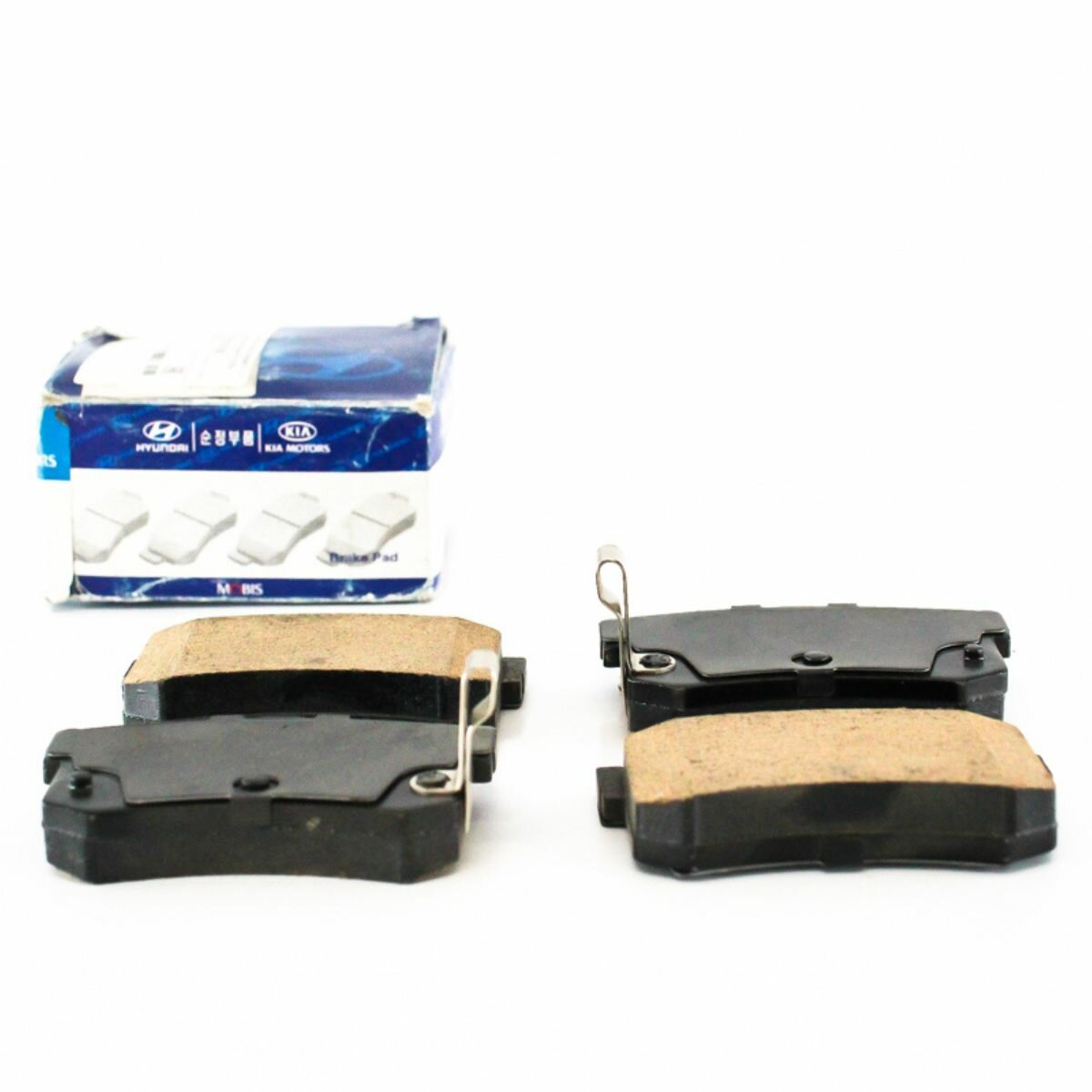 Колодки тормозные дисковые задние MOBIS Оригинал Южная Корея для Hyundai Sonata II, III / Хедндай Соната 2/3 58215341S0