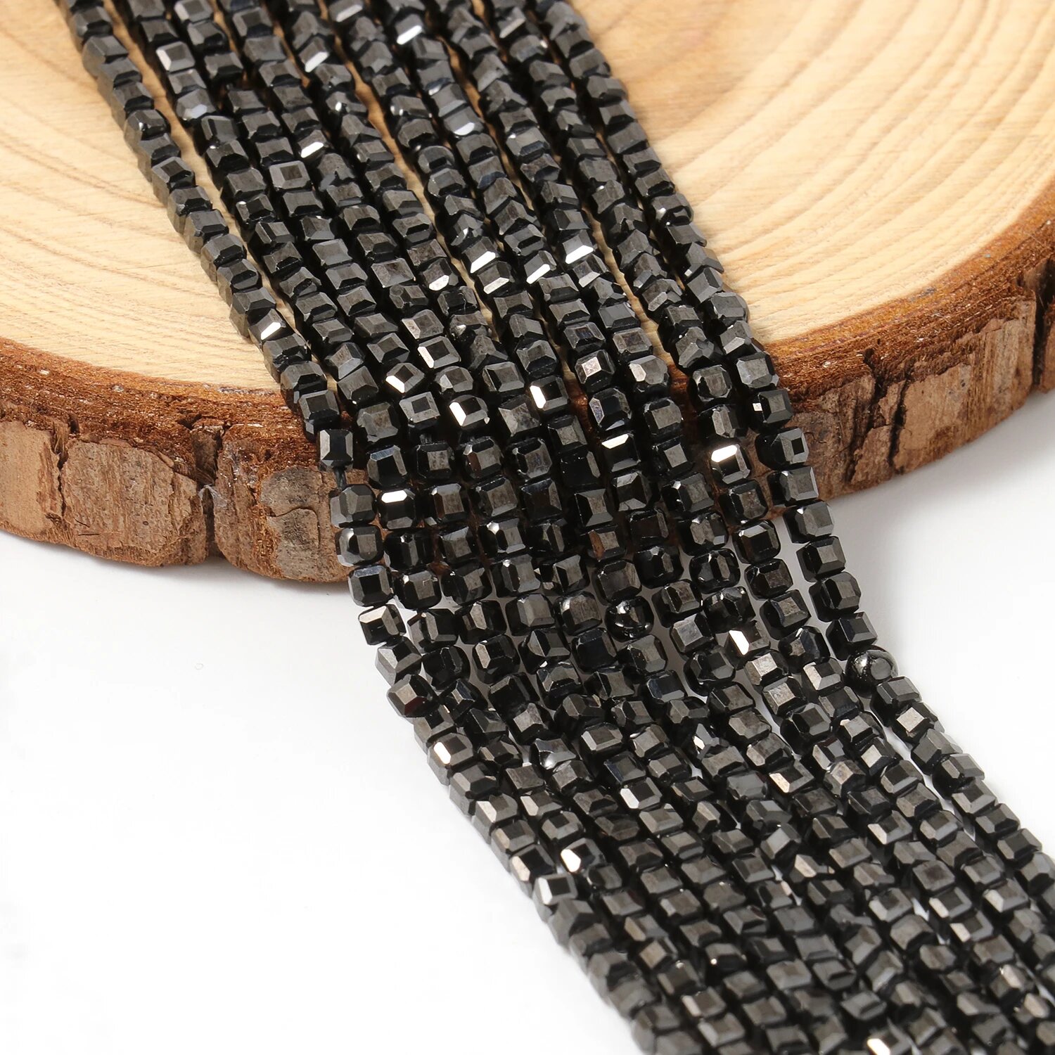 Кубические циркониевые бусины Куoyu 2,5 мм Черный, black