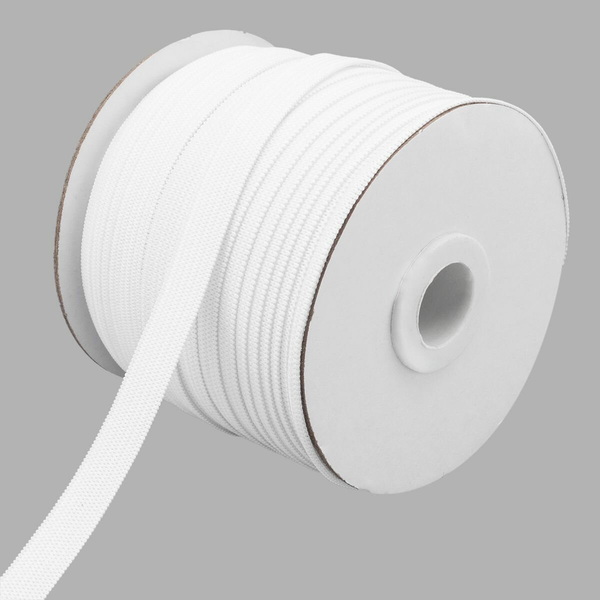 ТВ-10 Резинка вязаная 4,1 гр/см, эластичность 220%, 1 см*40 м (белый)