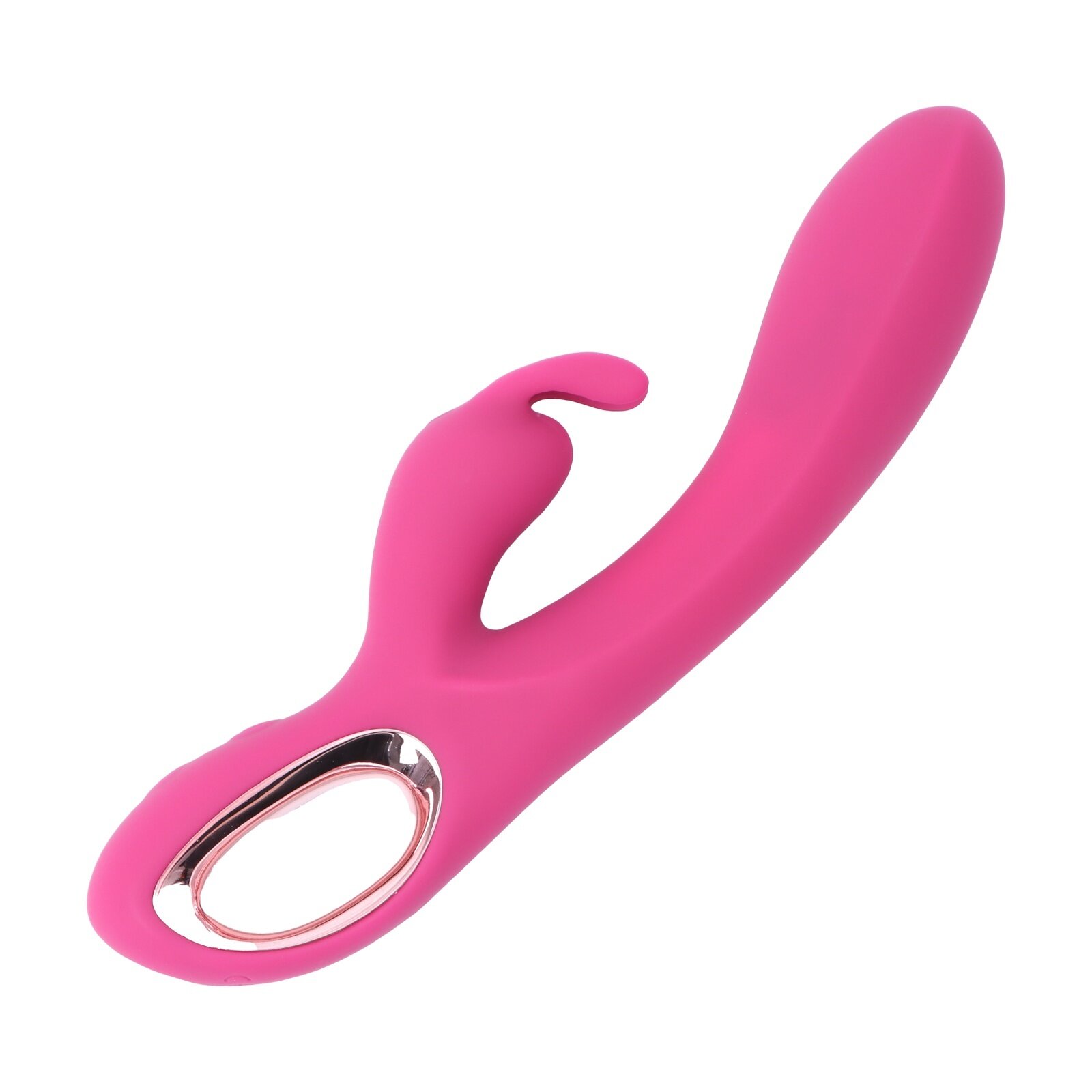 Вибратор Rabbit, стимулятор клитора, точки G, 10 режимов, 22×4 см, розовый