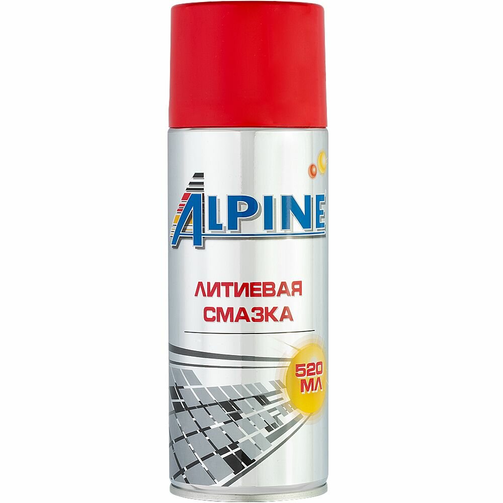 Смазка аэрозольная литиевая ALPINE 520 мл