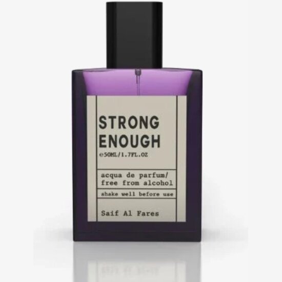 Парфюмерная эмульсия для лица и тела Saif AL Fares STRONG ENOUGH увлажняющая, 50 мл