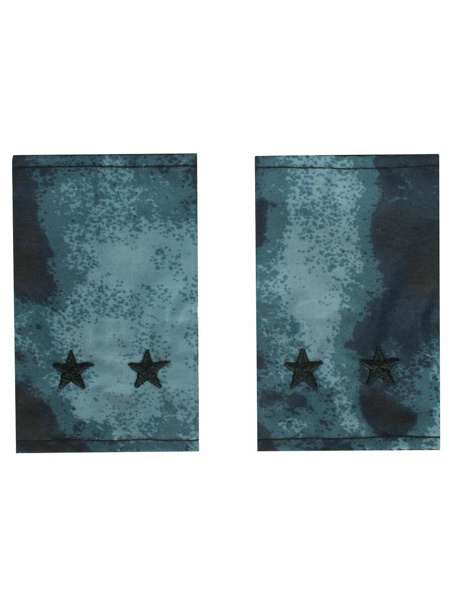 Фальш погоны Росгвардия Лейтенант цвет синий мох 752188