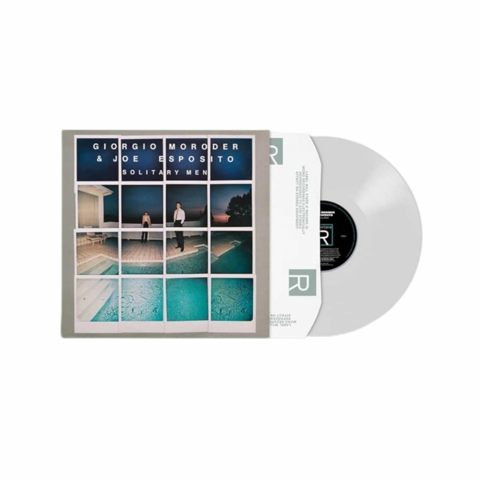 Виниловая пластинка Giorgio Moroder, Joe Esposito - Solitary Men (LP, 2023, Repertoire Records) white vinyl