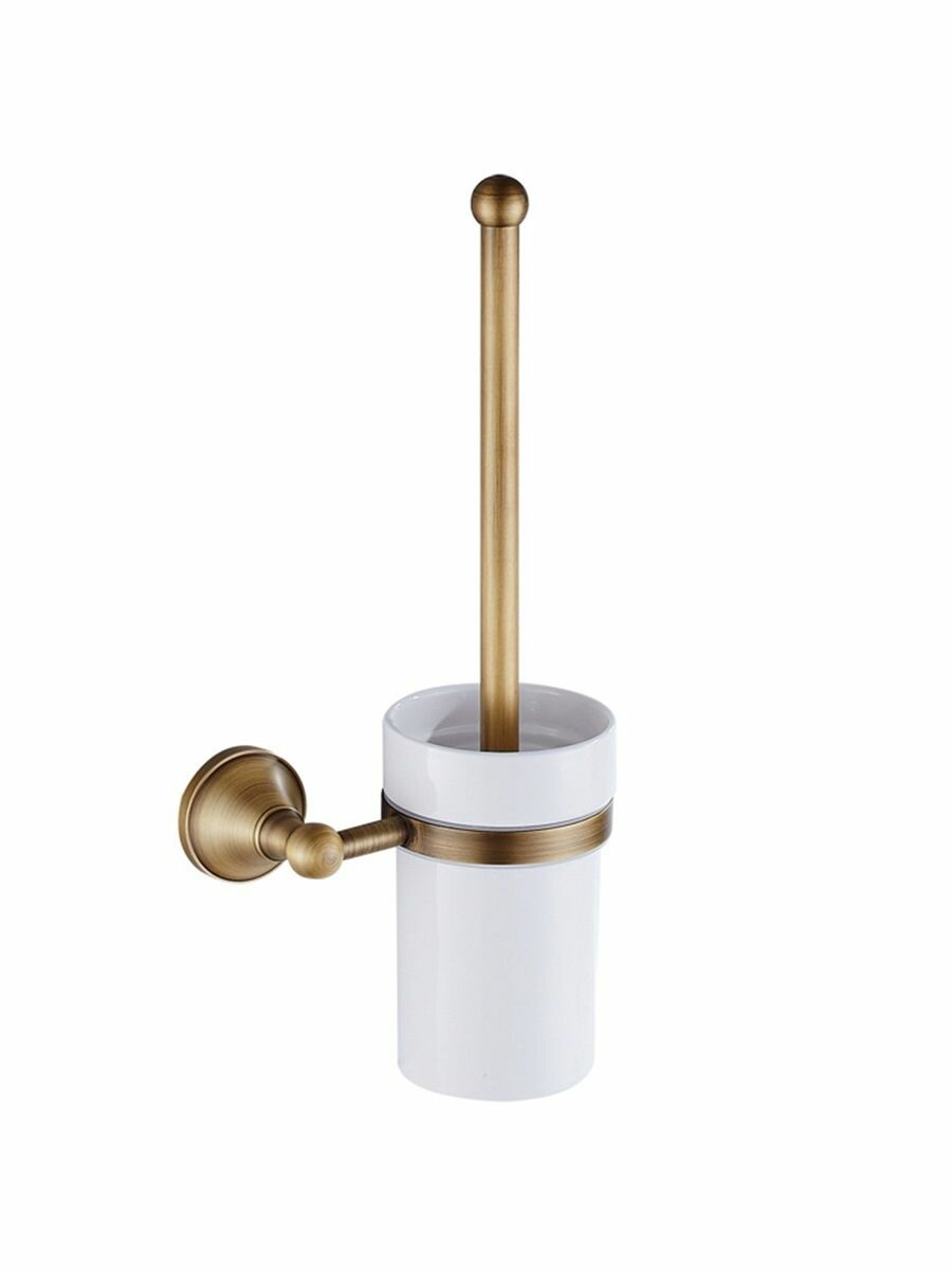 Античный бронзовый держатель для туалетной щетки, набор настенного крепления, латунные аксессуары для ванной комнаты, роскошный европейский стиль