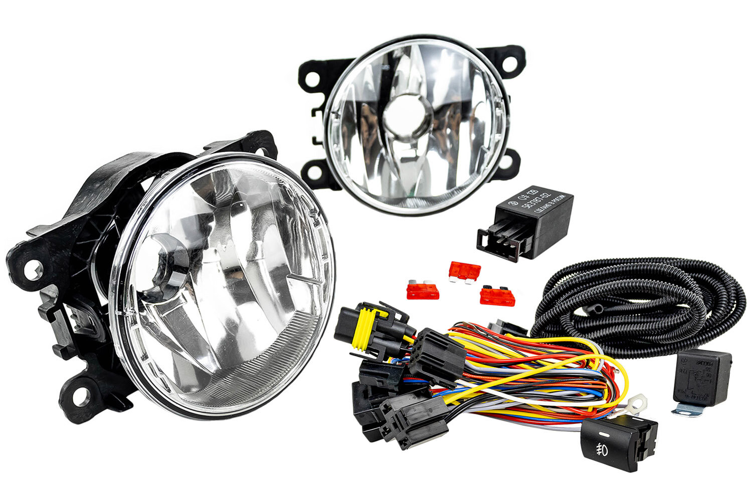 Комплект подключения ПТФ ML с противотуманными фарами Тюн-Авто на Лада Веста NG, Веста NG Cross