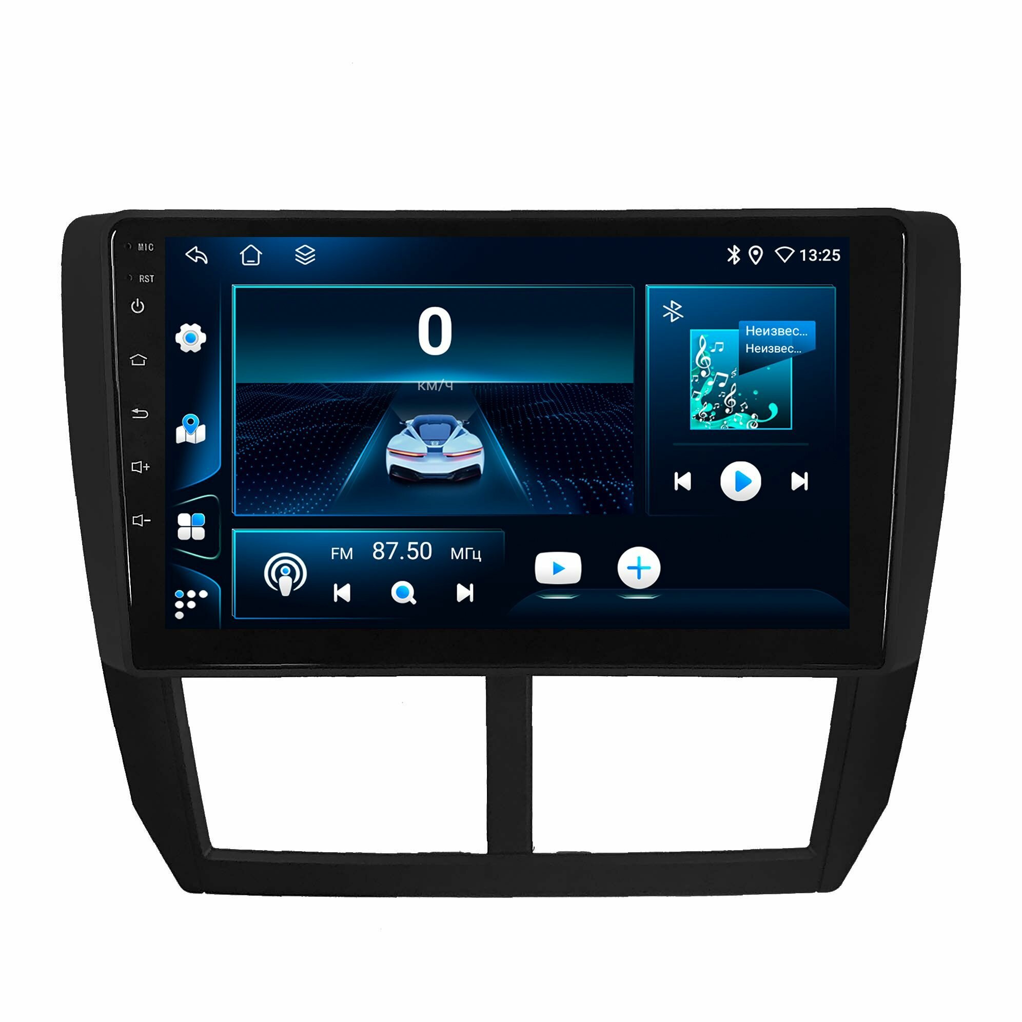 Магнитола TORINO AUTO DSP на Subaru Forester 2007-2012 / Impreza 2007-2015 Android 4/64GB