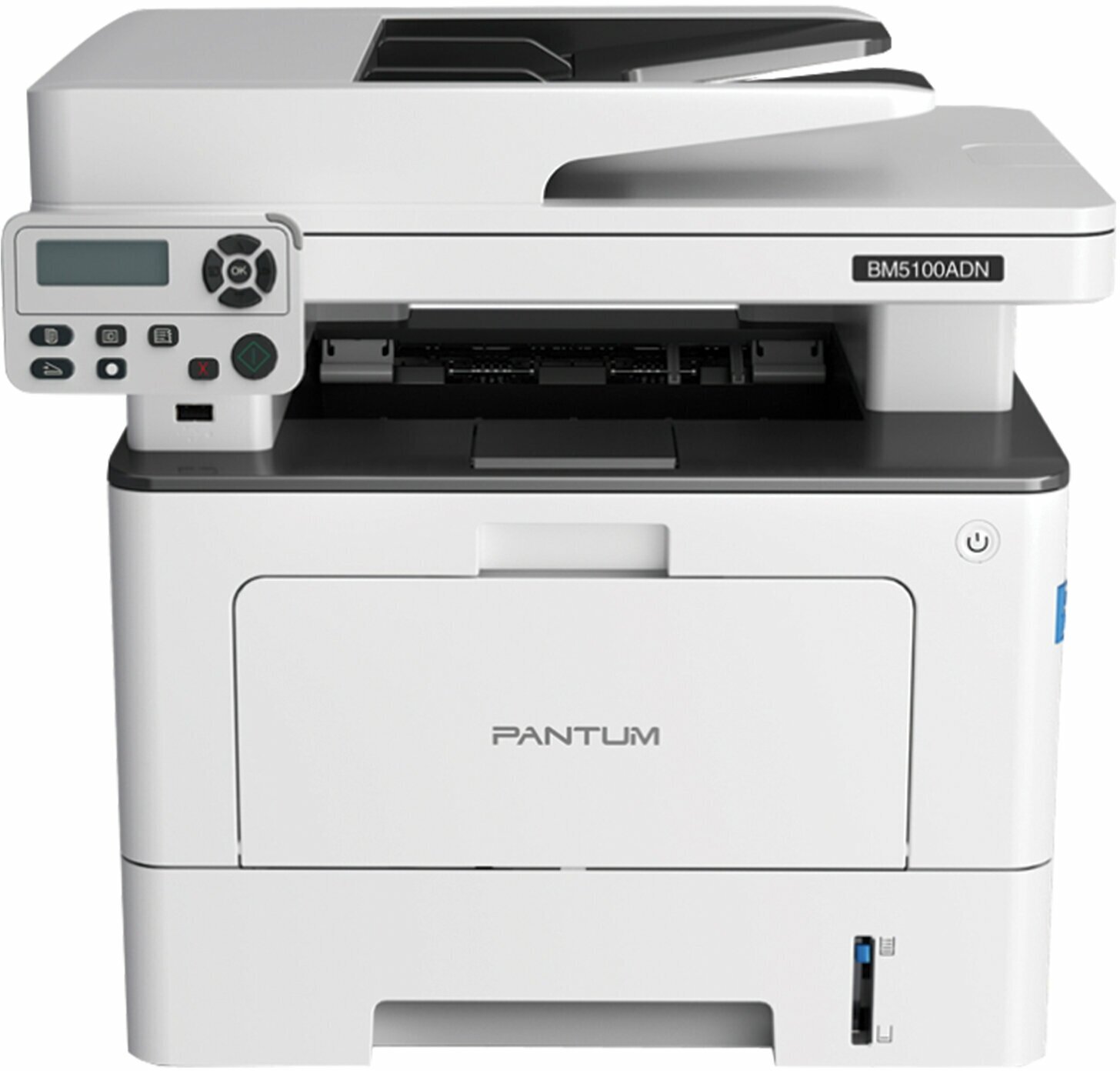 МФУ лазерное PANTUM BM5100ADN, А4, 40 стр./мин, 100 000 стр./мес, дуплекс, АПД, сетевая карта — фото 1