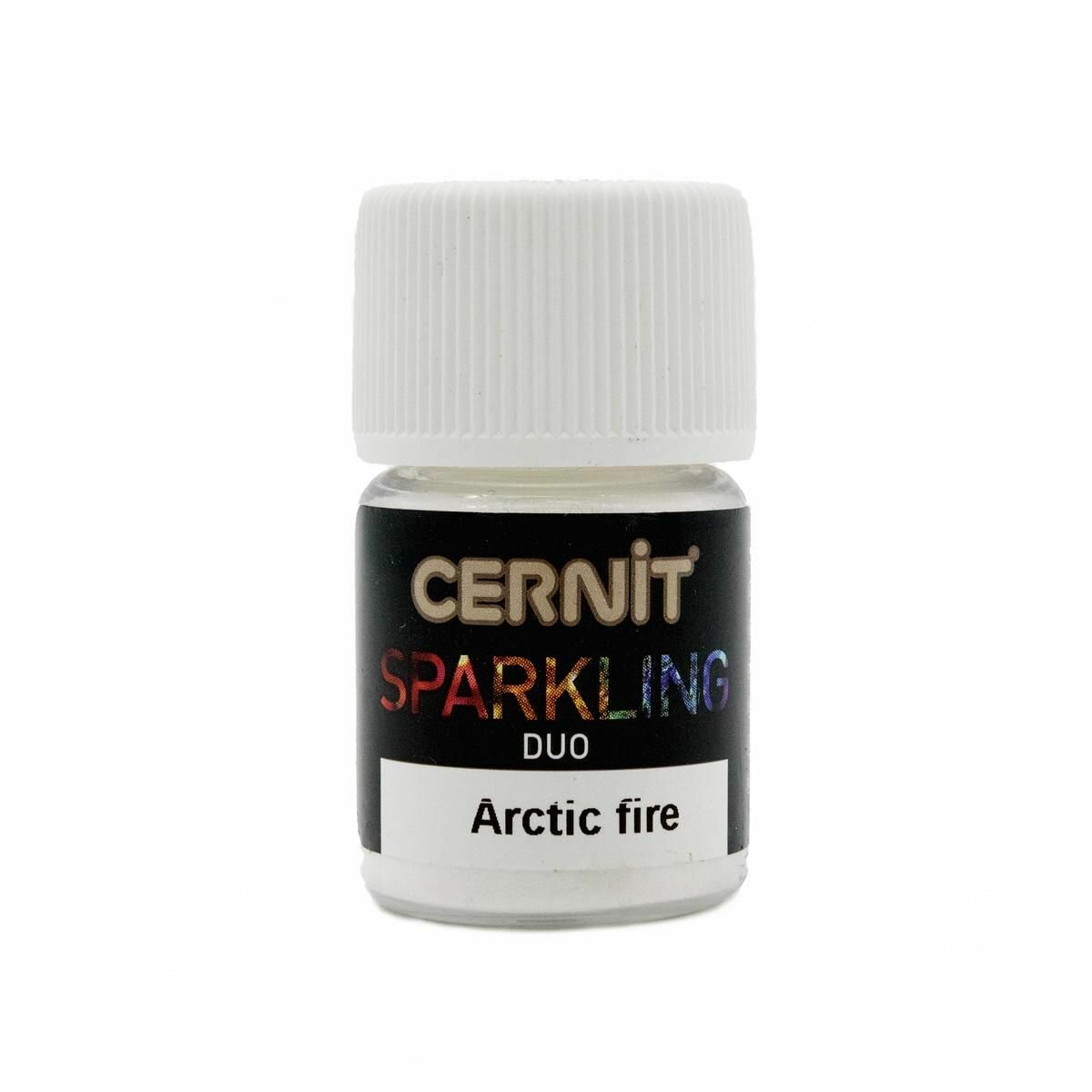 Мика-порошок Cernit слюда, двойной эффект "Sparkling Powder" 2 г, тон 004 арктический огонь
