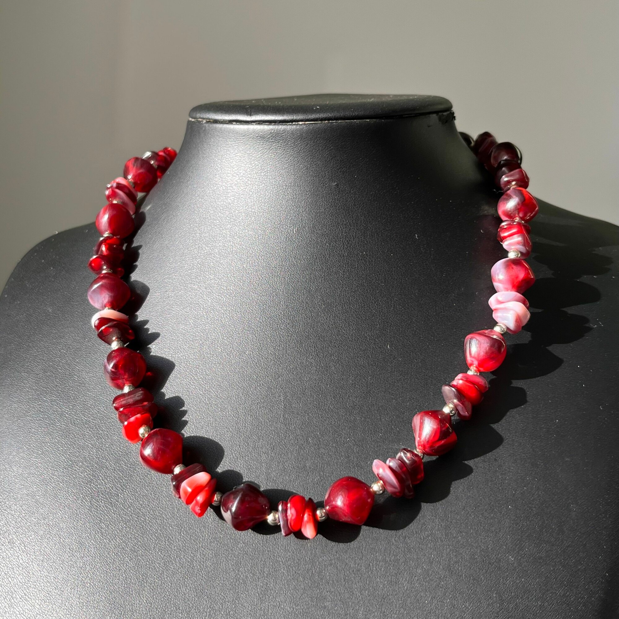 Винтажные бусы из пластика, времен СССР