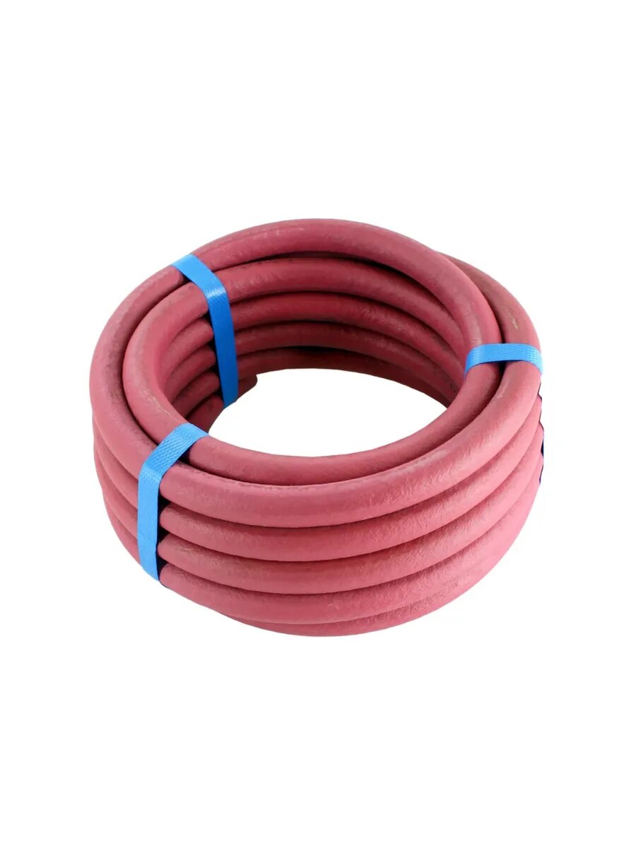 Газовый рукав шланг 9 мм резиновый красный. 5 м 1 кл.