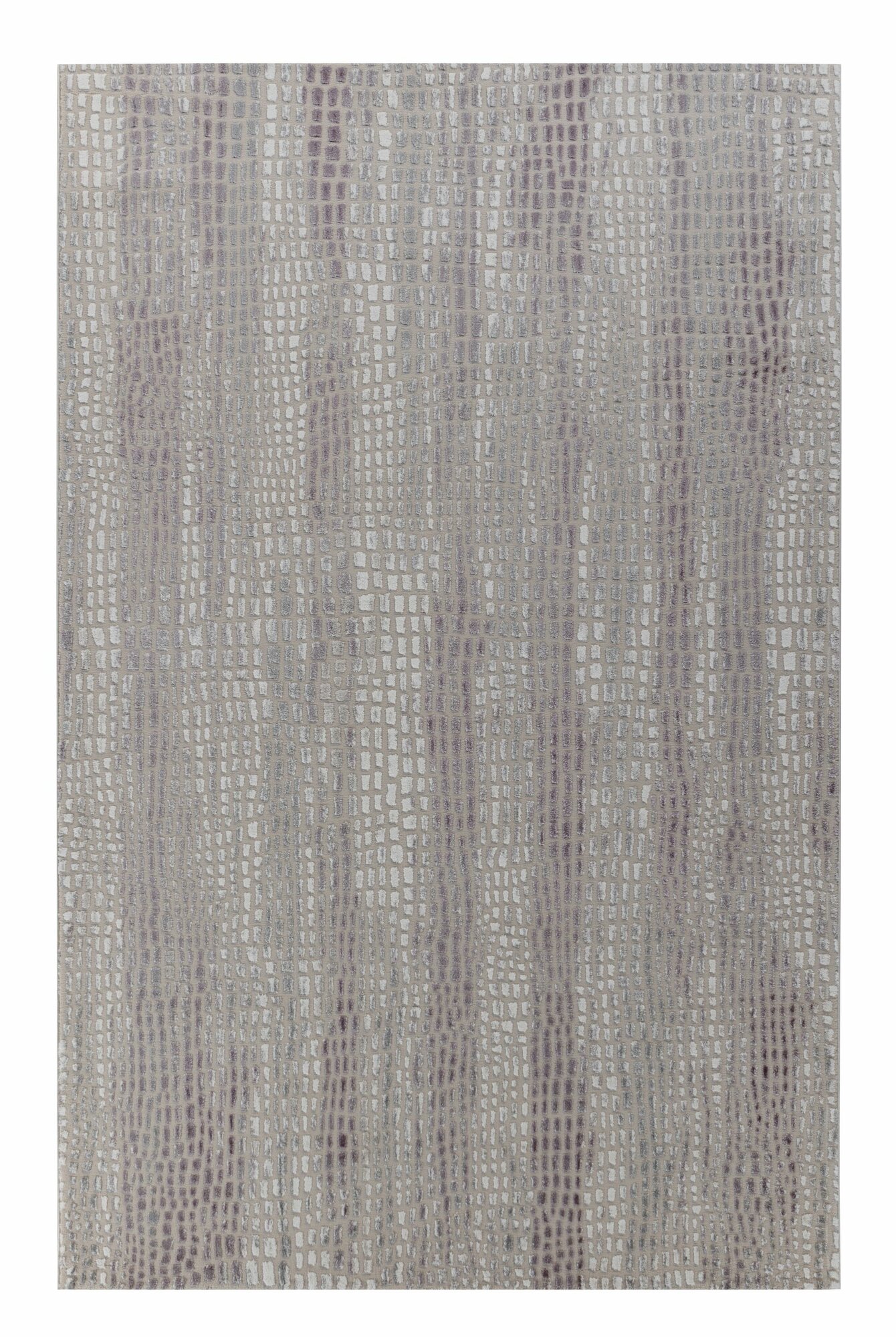Ozkaplan karpet Ковер турецкий Milana 0A059A Beige-D. Lila 1x1.4м