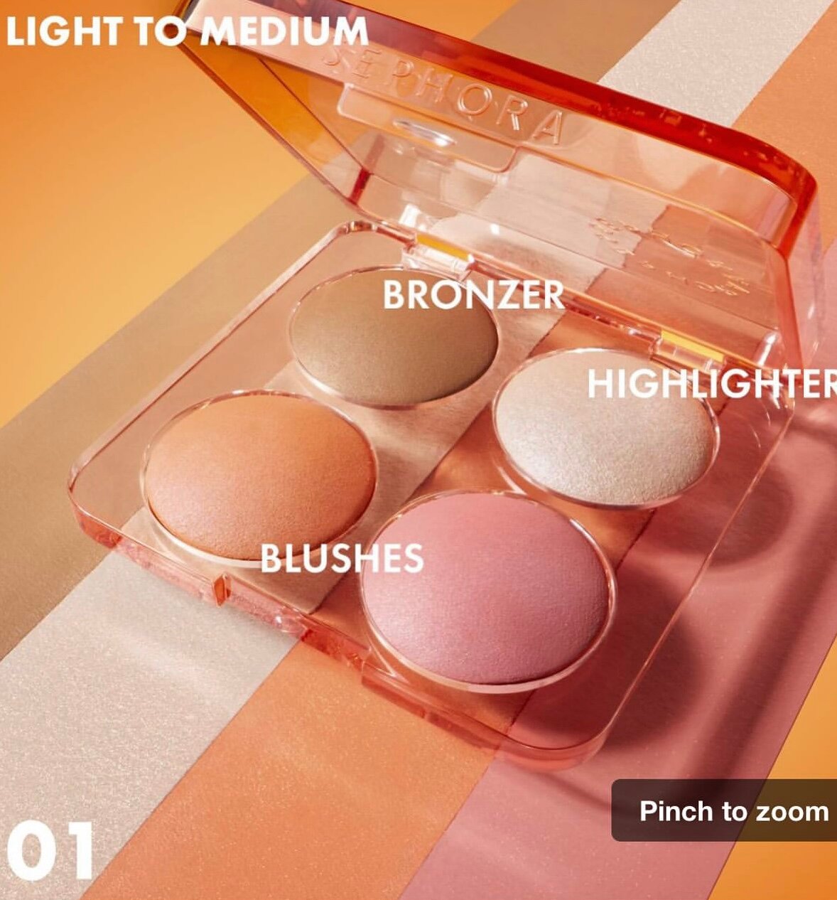 Палетка Sephora - 4в1