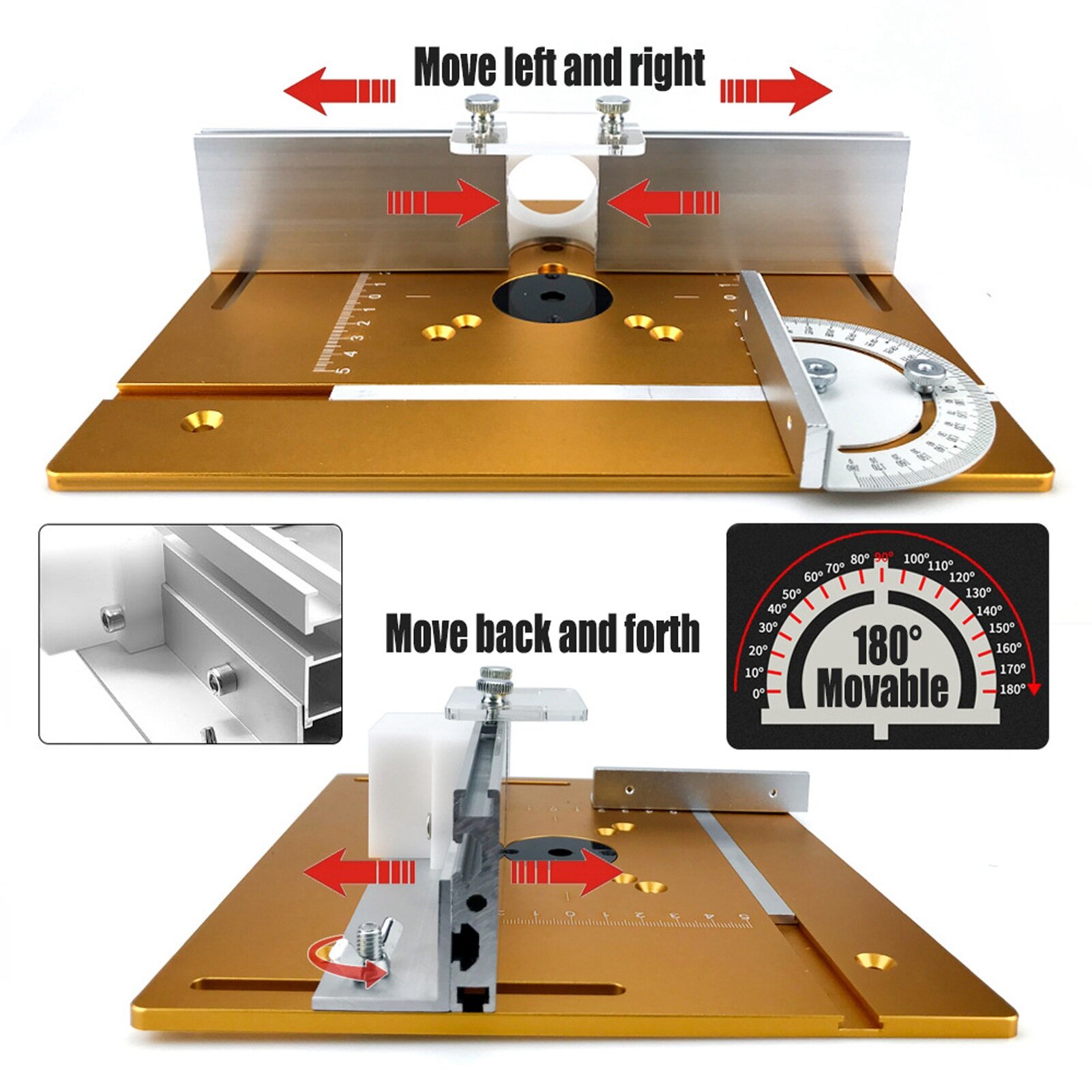 Фрезерный стол, вставная пластина, фрезерная пластина по дереву, откидная доска, деревообработка, обрезка, гравировка, вспомогательный инструмент