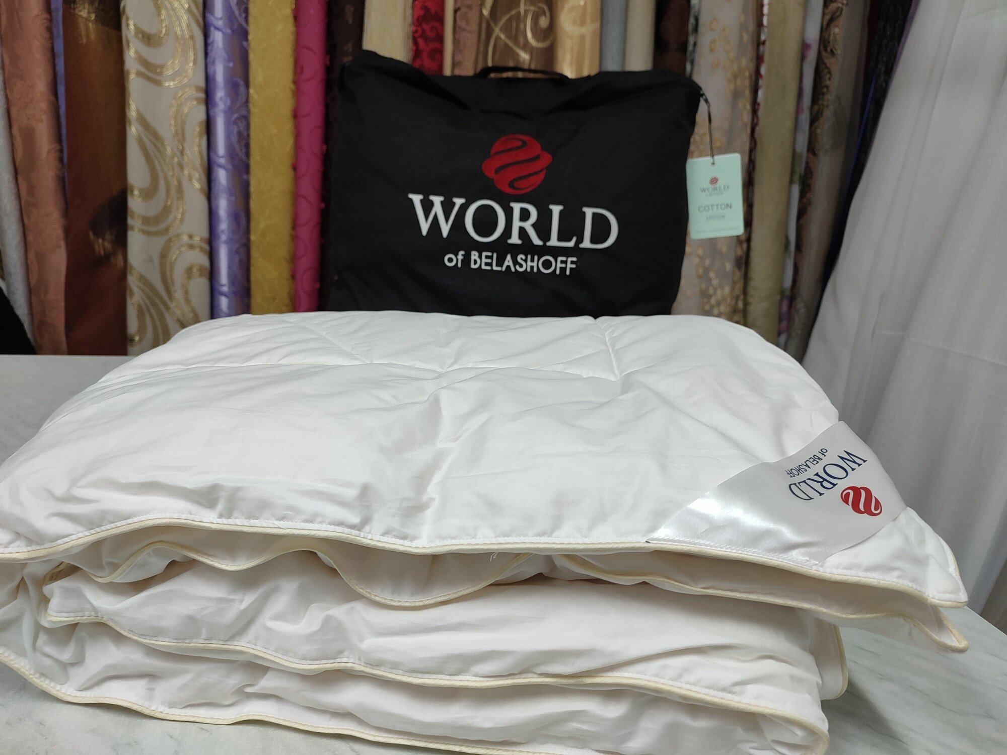 Одеяло Belashoff "COTTON" гипоаллергенное натуральный хлопок 1.5 спальное 140*205