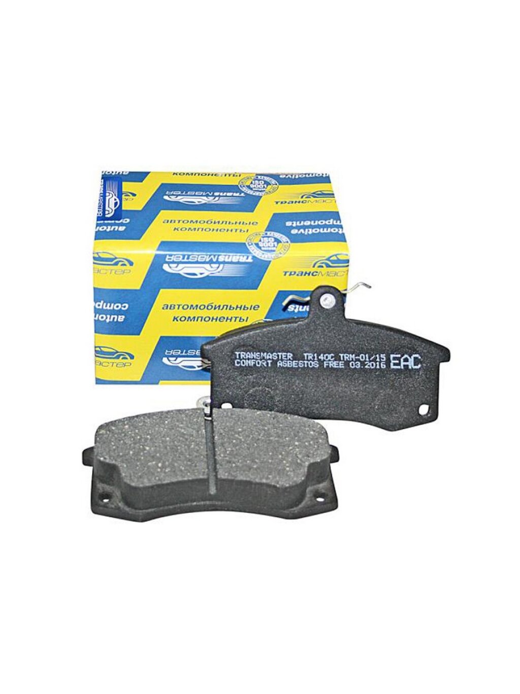 Колодки тормозные дисковые передние для а/м ВАЗ 2110 TRANSMASTER Comfort