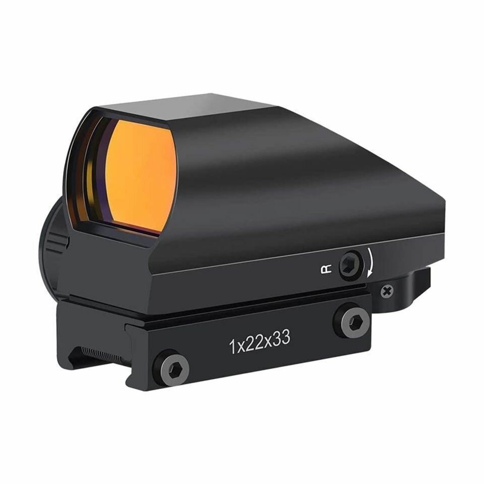 MDGRWY MDG109 1x22x33 коллиматорный прицел с 4 узорами сеток, тактический красный точечный прицел, оптический для планки Пикатинни 20 мм, алюминиевый материал