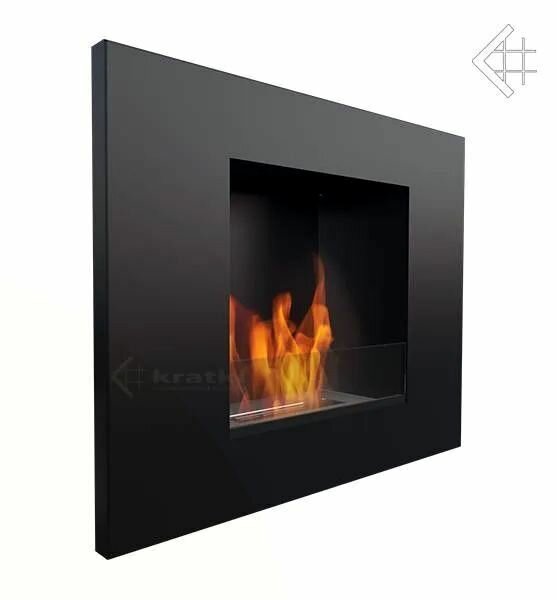 Биокамин Kratki QUAT, Металл, черный, 68,5x53,4x21,4 см.