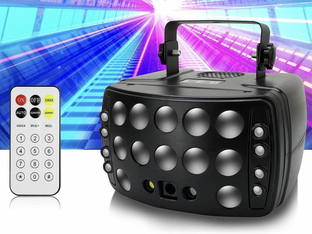 Светомузыка Бабочка beam rain derby