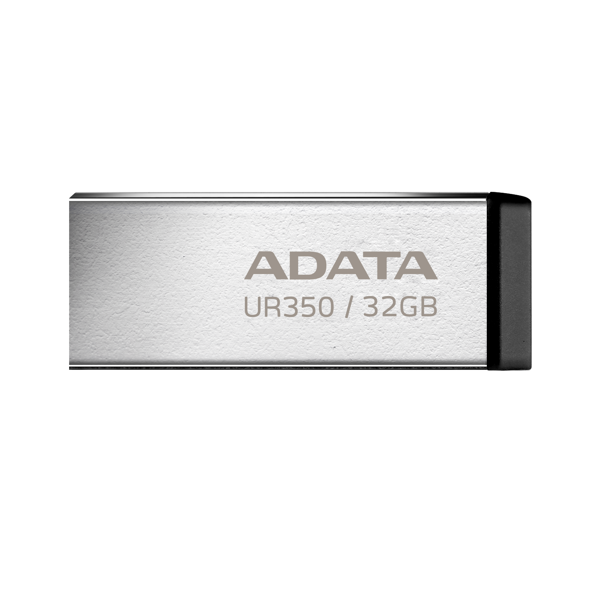 Флешка USB A-Data UR350, 32 ГБ, 100 Мбайт/сек, USB 3.2, серебристый/черный