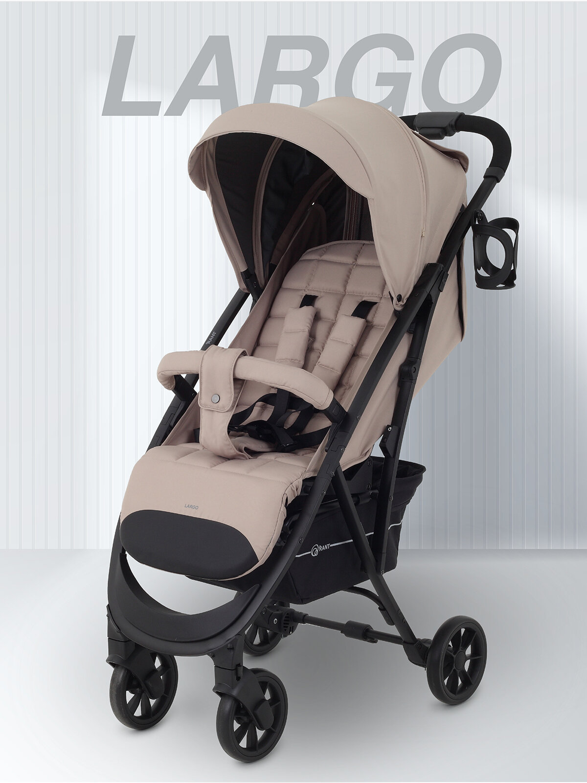 Коляска прогулочная всесезонная RANT LARGO RA054 Iced Coffee 2024