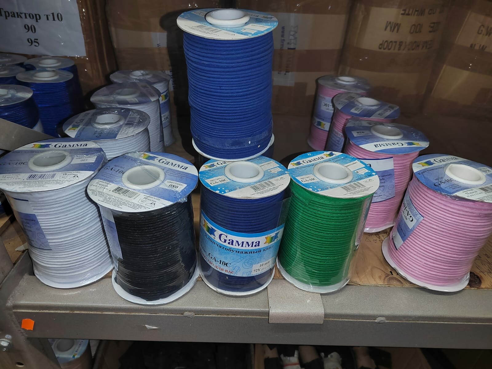 Кант Х/Б Gamma GA-10C 10 мм 65 м +- 2.5 м №060 зеленый