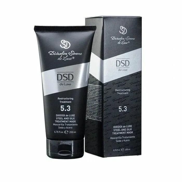 DsD de Luxe - 5.3 Steel and Silk Treatment Mask Восстанавливающая маска Сталь и шелк 200 мл