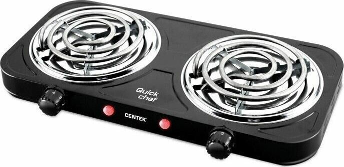 Плита настольная CT-1509 Black двухкомфорочная