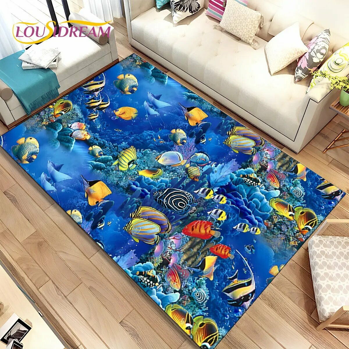 LOUSIDREAM 3D Морское дно ковёр