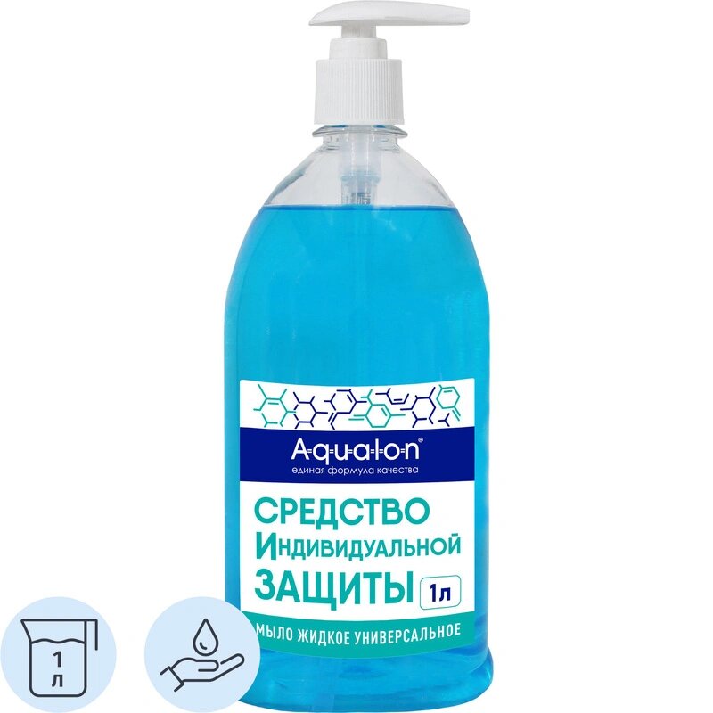 Мыло жидкое AQUALON очищающее, 1 л