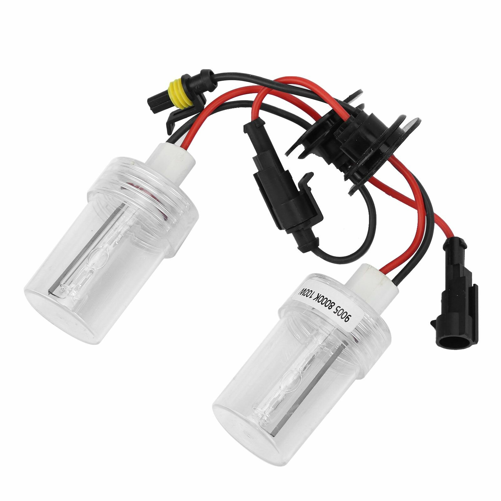 Пара 9005 HID ксеноновых ламп для авто 100W 8000K 6800LM