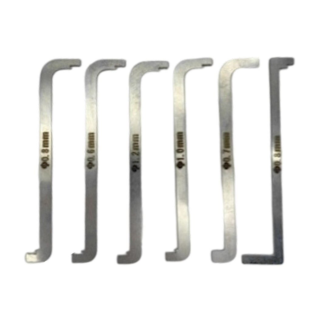 6 шт. Z-образная угловая отвертка из нержавеющей стали