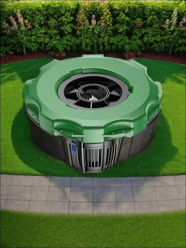 Плавающий фонтан-аэратор COP-10000 энергосберегающий