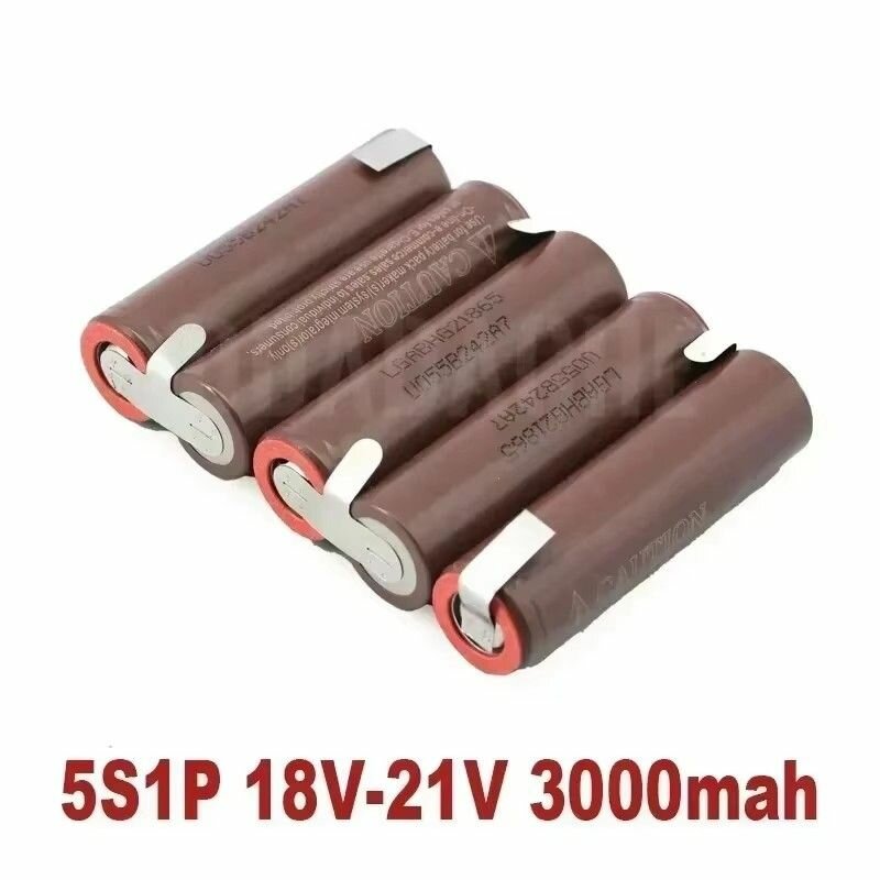 3S2P 4S1P 4S2P 5S1P 5S2P 18650 HG2 Аккумуляторы сварка 3000 мАч / 6000mah 7.4V - 25.2V Отвертка=v=
