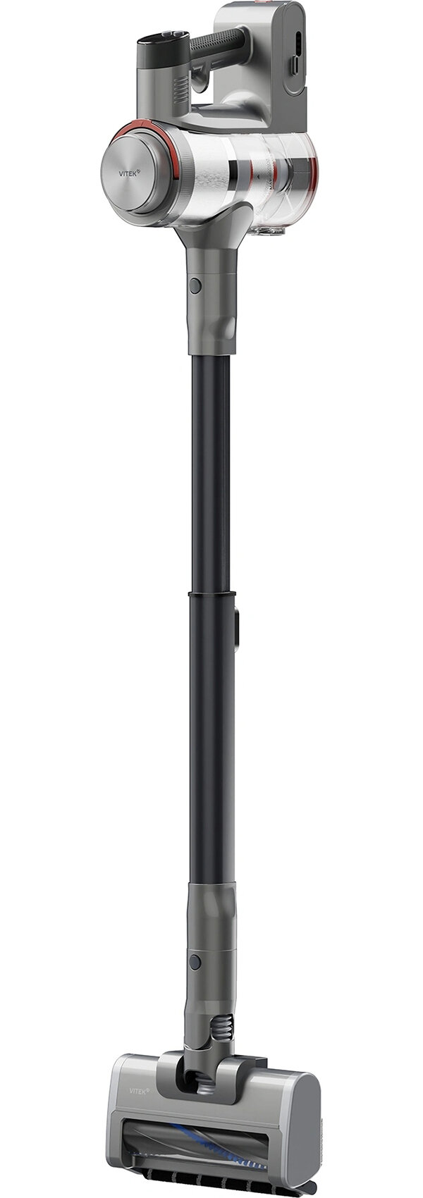 Пылесос Vitek VT-CLSAQUA_RAPID, 470 Вт, стальной/серебристый