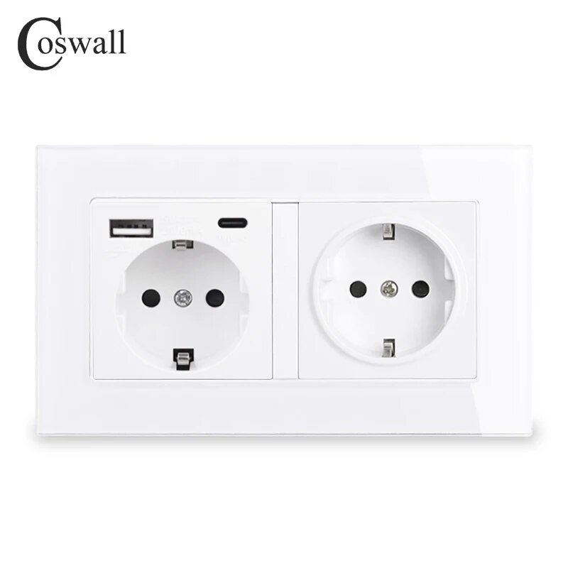 Розетка COSWALL серии C1 с USB