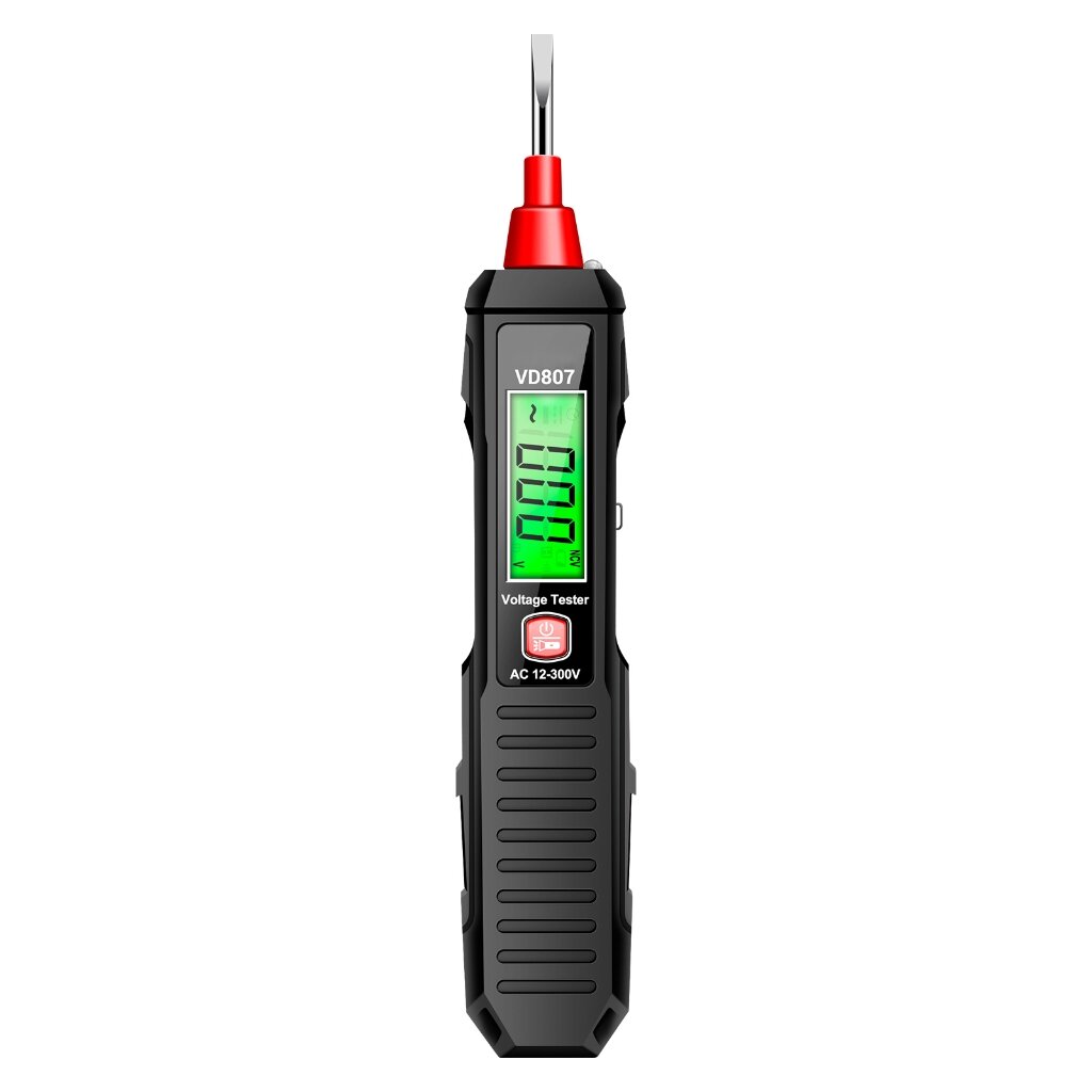 Цифровой дисплей Тестовый карандаш Мультиметр Измеритель Инструменты электрика Вольтметр Автоматические диапазоны Тестер напряжения Подсветка Фонарик