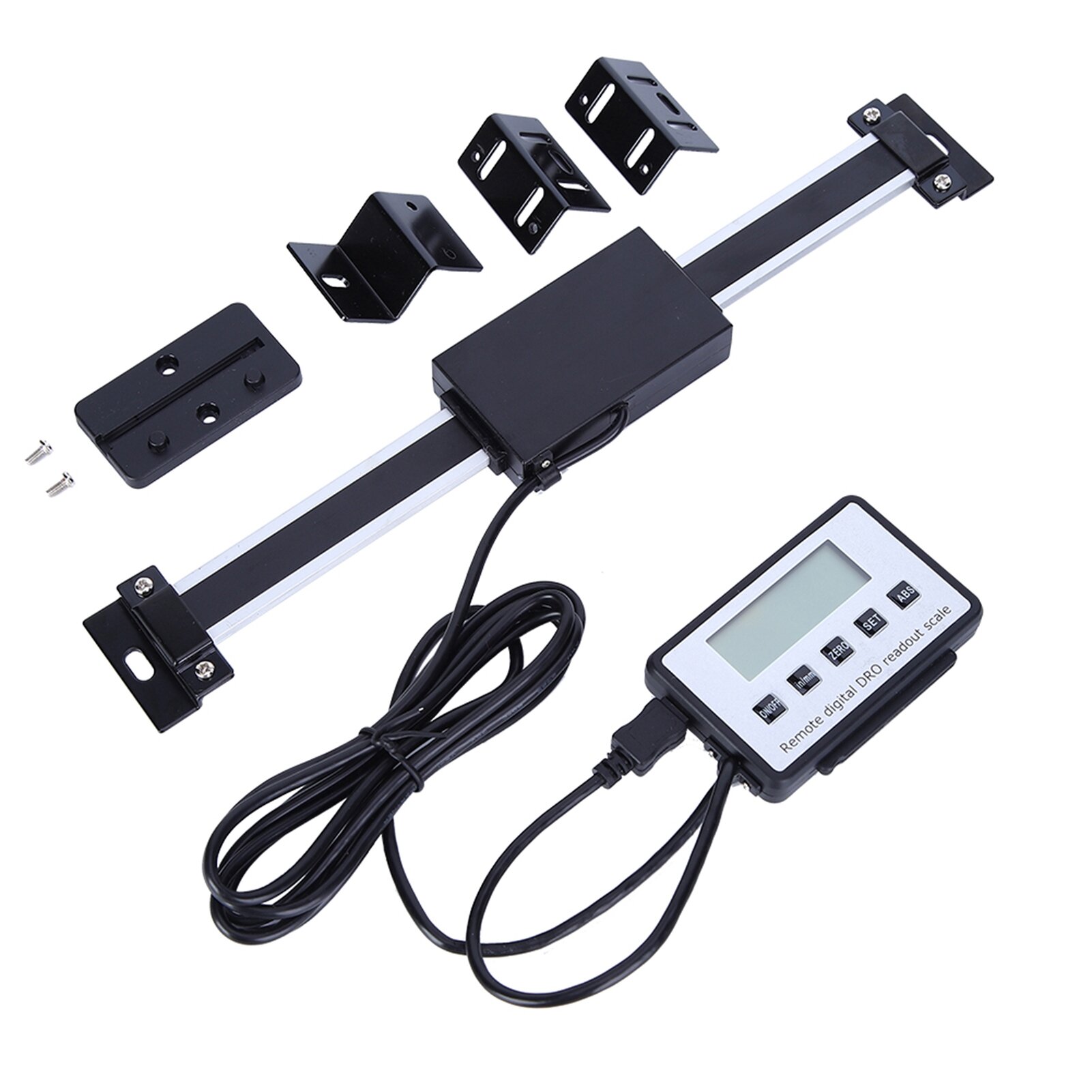 Цифровой индикатор положения (DRO) с дистанционным управлением и ЖК-дисплеем, диапазон измерения 0-150 мм, для фрезерных и токарных станков. Высокоточный измерительный инструмент.