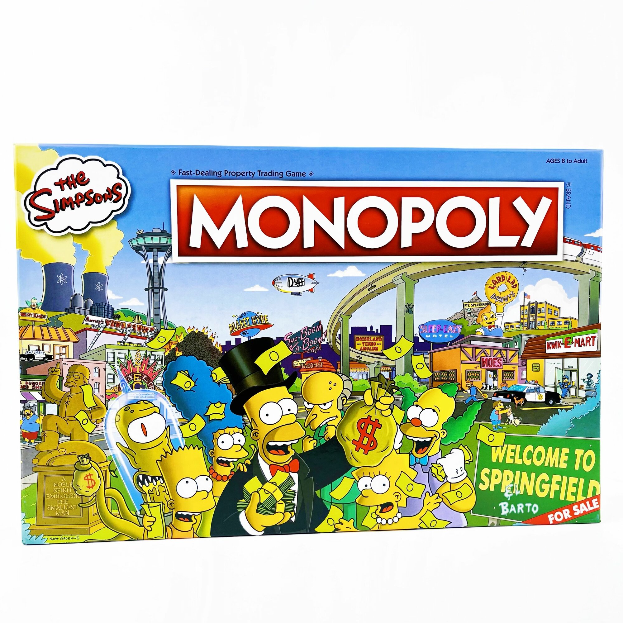 Настольная игра Monopoly The Simpsons Монополия Симпсоны (на англ языке)