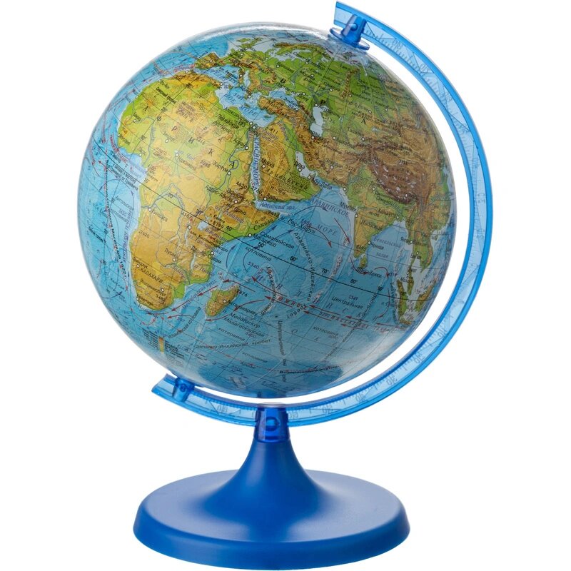 Глобус Интерактивный физический 16см ОСН1224097