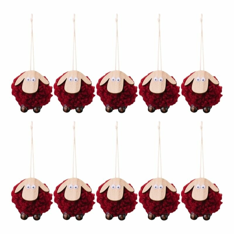 Фетровые овечки для декора