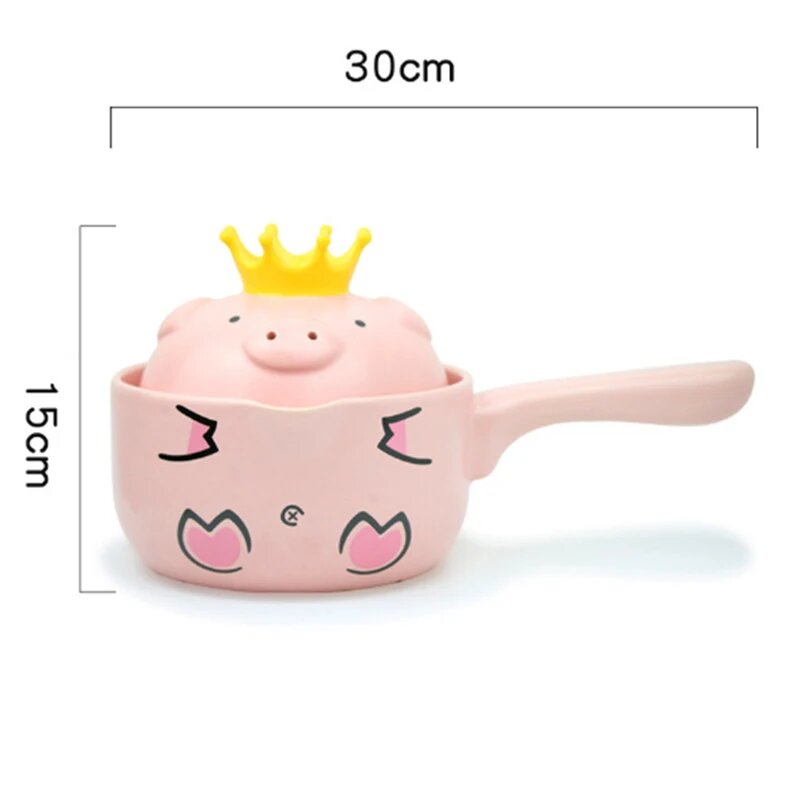 Керамическая ручка для кастрюли Pink Pig